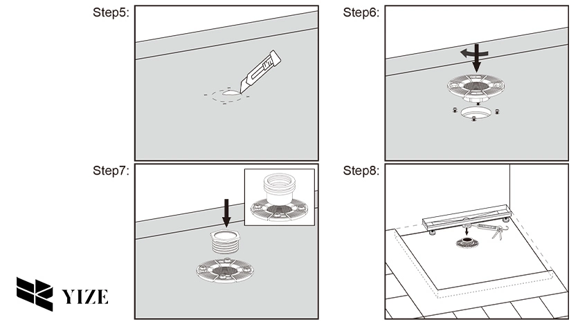 How To Install a Linear Drain in a Curbless Shower - Wholesale Shower ...