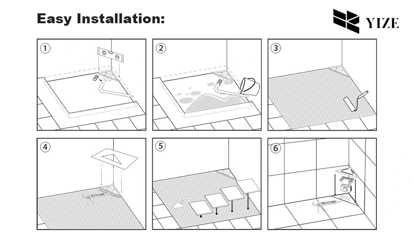 Custom Triangular Shower Drain Product Characteristics - Wholesale ...