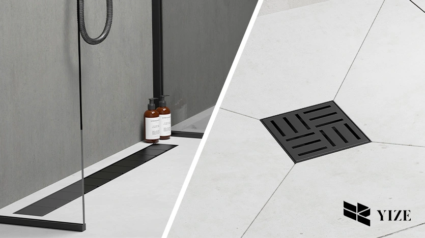 What is The Difference Between Linear Drain and Center Square Drains ...