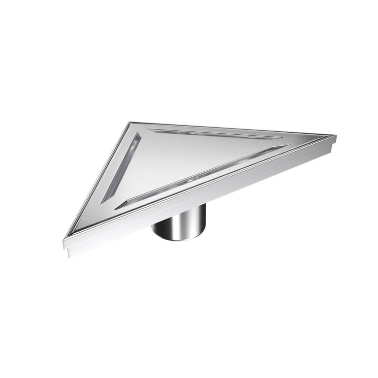 Concealed Stainless Steel Triangular Shower Drain with Tile Insert ...