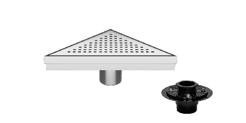 Down Outlet Corner Drain - Wholesale Shower Drain Factory
